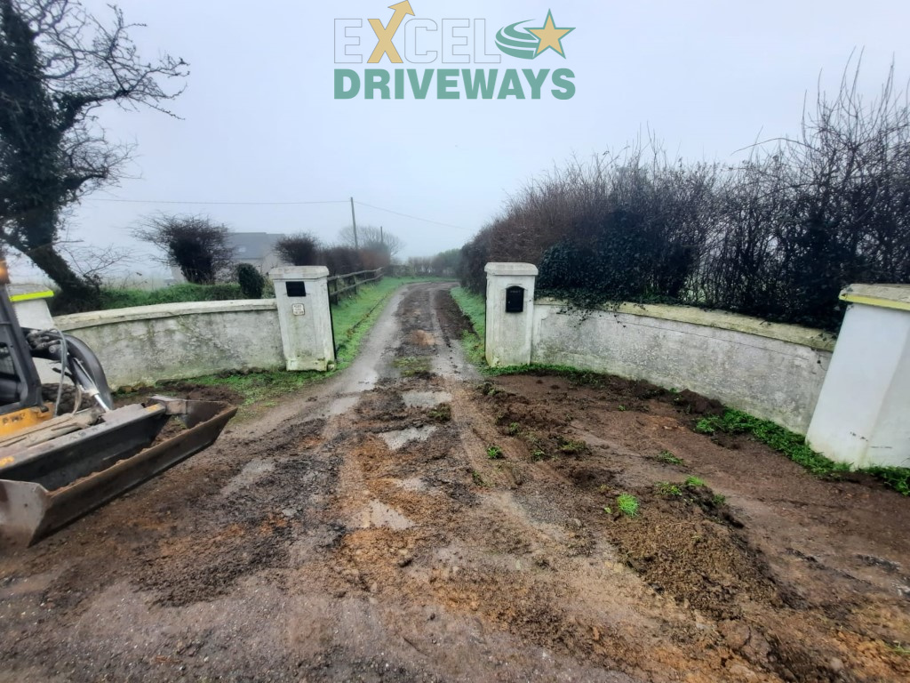 Tar and Limestone Chip Driveway in Carrigaline, Co. Cork - Excel Driveways