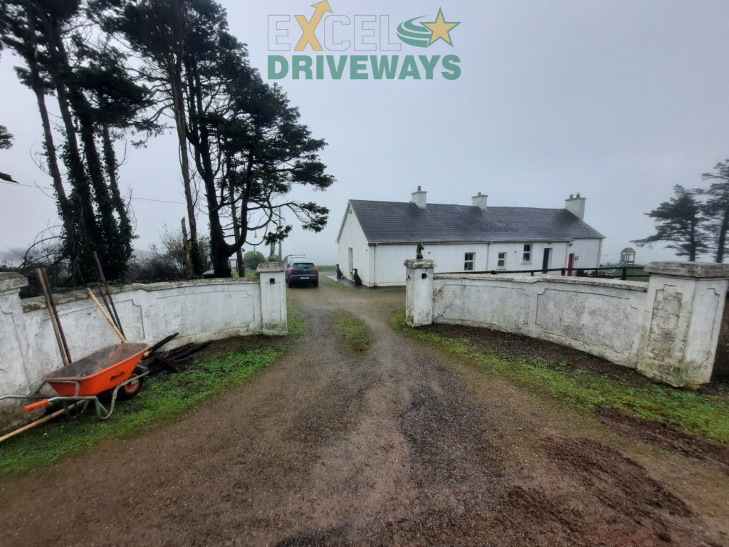 Tar and Limestone Chip Driveway in Carrigaline, Co. Cork - Excel Driveways