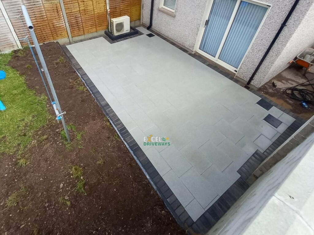Silver Granite Patio with Charcoal Border in Watergrasshill, Co. Cork ...