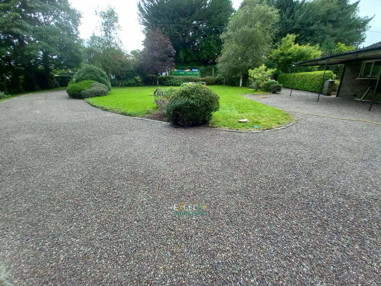 Tar and Chip Driveway with Gold Granite Paved Patio and Pathway in Cork ...