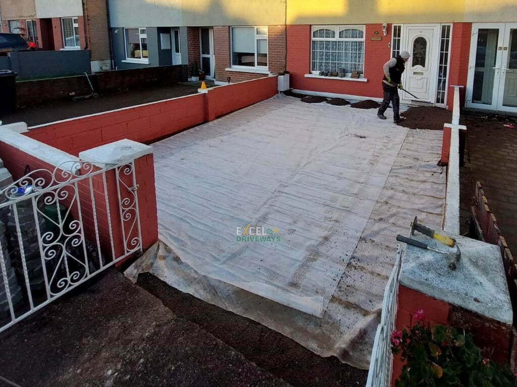 Paved Driveway with Kilsaran Hexo Blocks in Mahon, Co. Cork - Excel Driveways