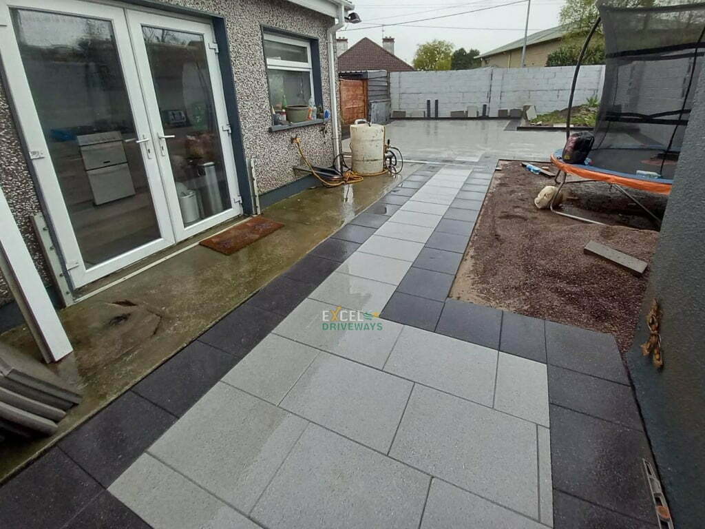 Slabbed Patio in Ballincollig, Cork - Excel Driveways