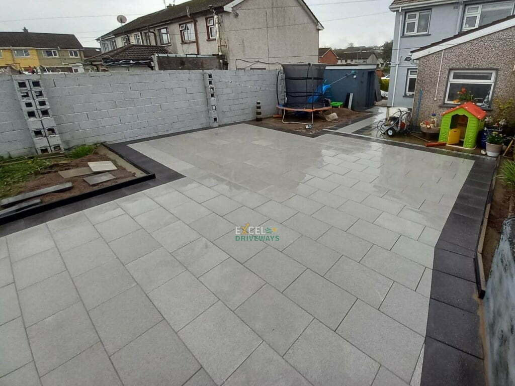 Slabbed Patio in Ballincollig, Cork - Excel Driveways