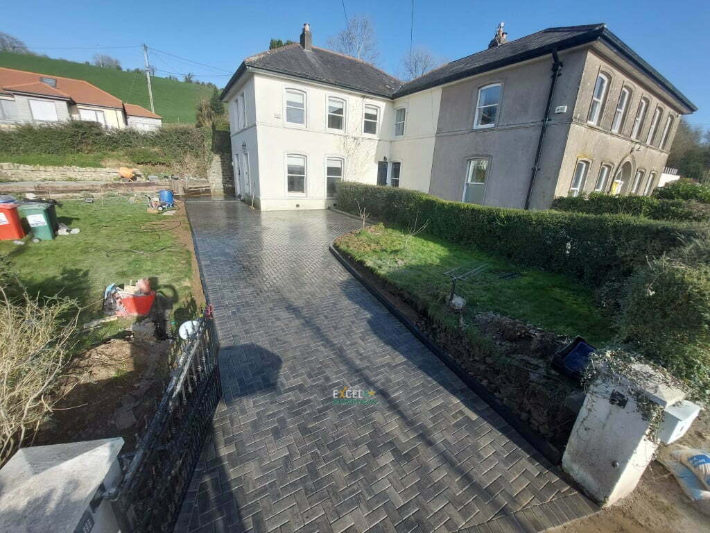 Slate Grey Block Paved Driveway in Middleton, Co. Cork - Excel Driveways