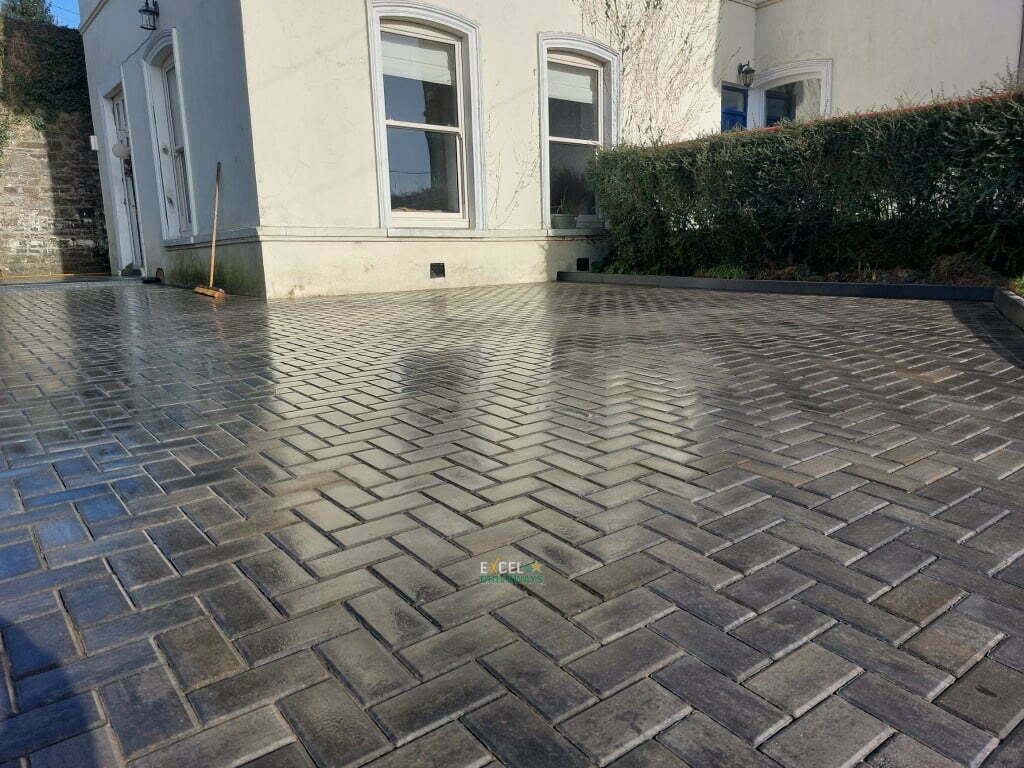Slate Grey Block Paved Driveway in Middleton, Co. Cork - Excel Driveways