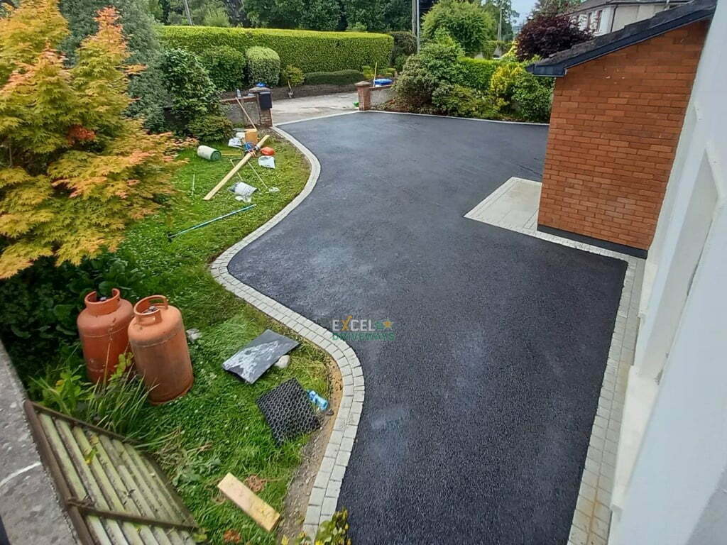 Stone Mastic Asphalt Driveway with Granite Border and Apron in Douglas ...
