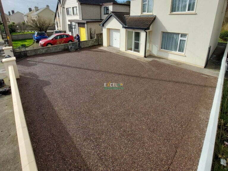 Tar and Sandstone Chip Driveway in Mallow, Co. Cork - Excel Driveways