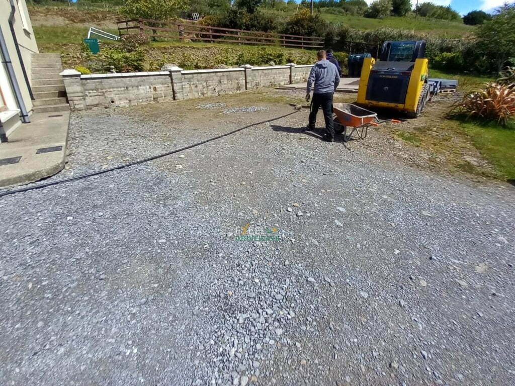 Tarmac Driveway with Vietnamese Limestone Patio in Bandon, Co. Cork ...