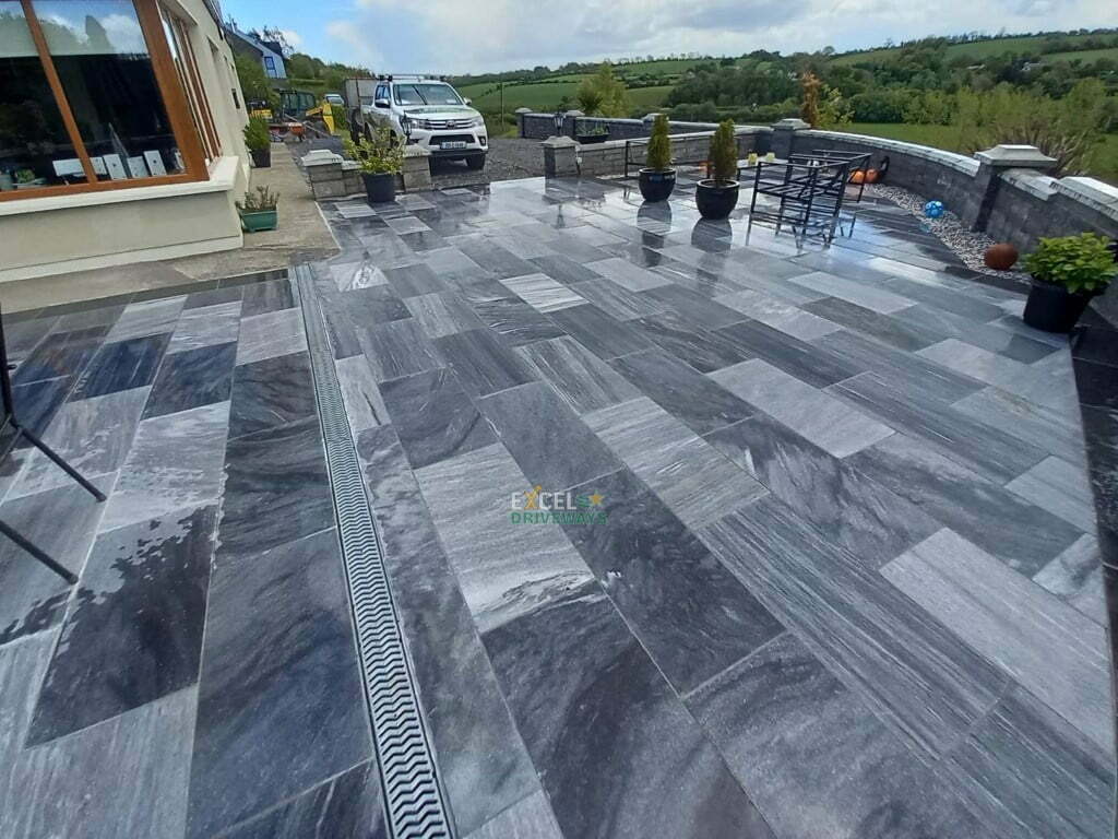 Tarmac Driveway with Vietnamese Limestone Patio in Bandon, Co. Cork ...