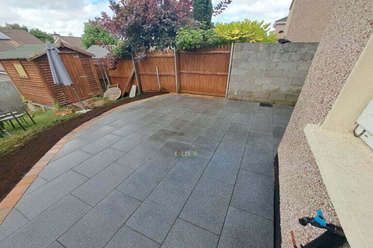 Black Granite Slabbed Patio with Brindle Border in Glanmire, Co. Cork ...