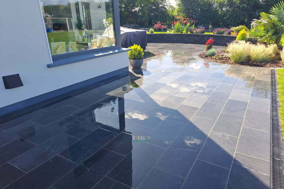 Tar and Chip Driveway with Limestone Patio in Watergrasshill, Co. Cork ...