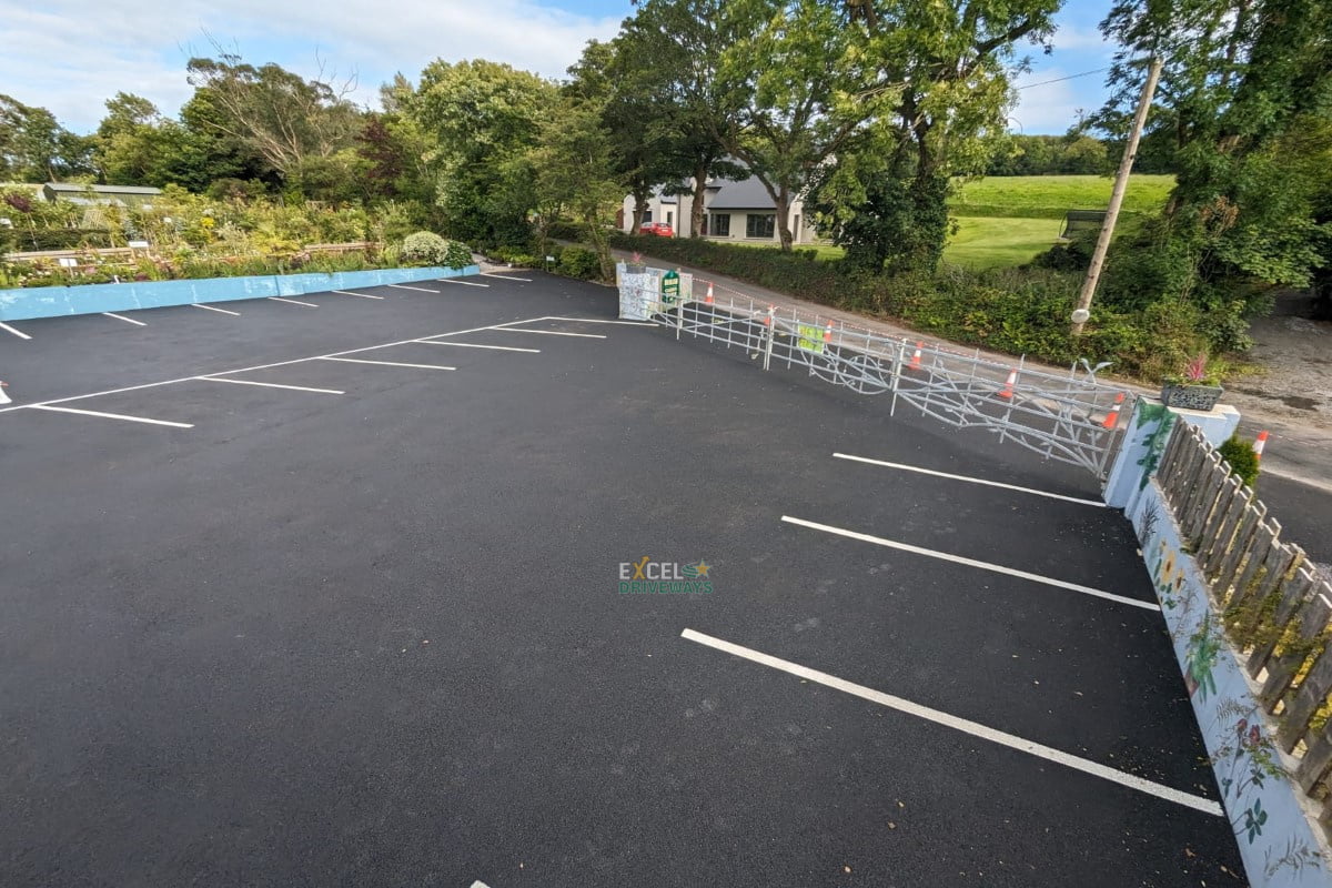 Asphalt Car Park for Deelish Garden Centre in Co. Cork - Excel Driveways