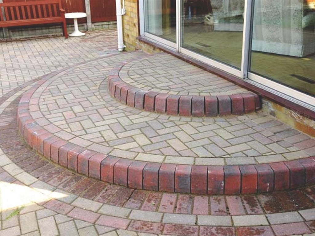 Building Steps For The Entrance To Your Home on a Driveway