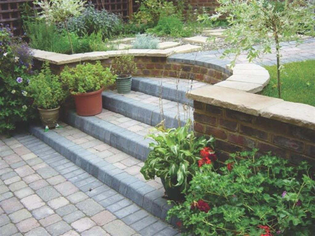 Building Steps For The Entrance To Your Home on a Driveway