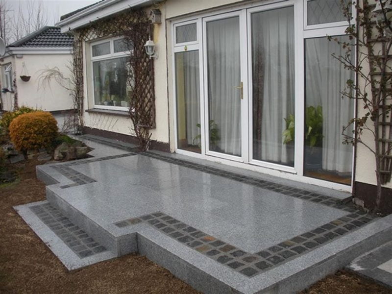 Building Steps For The Entrance To Your Home on a Driveway